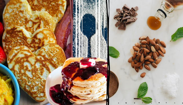 Toppings y más combinaciones para sus pancakes