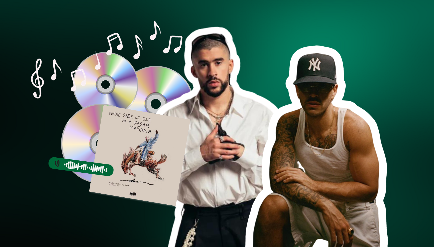 Feid y Bad Bunny: Así suena 'Perro negro', su primera colaboración