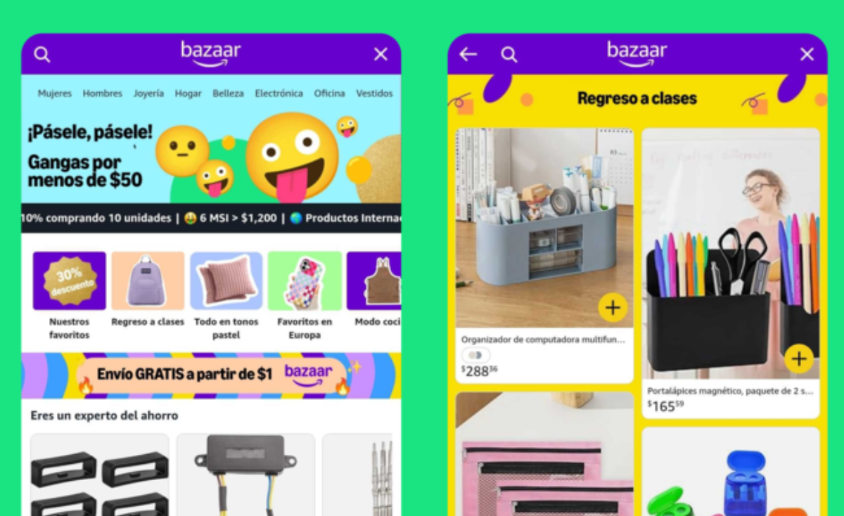 Amazon Bazaar llega a Ecuador para competir con Temu y AliExpress