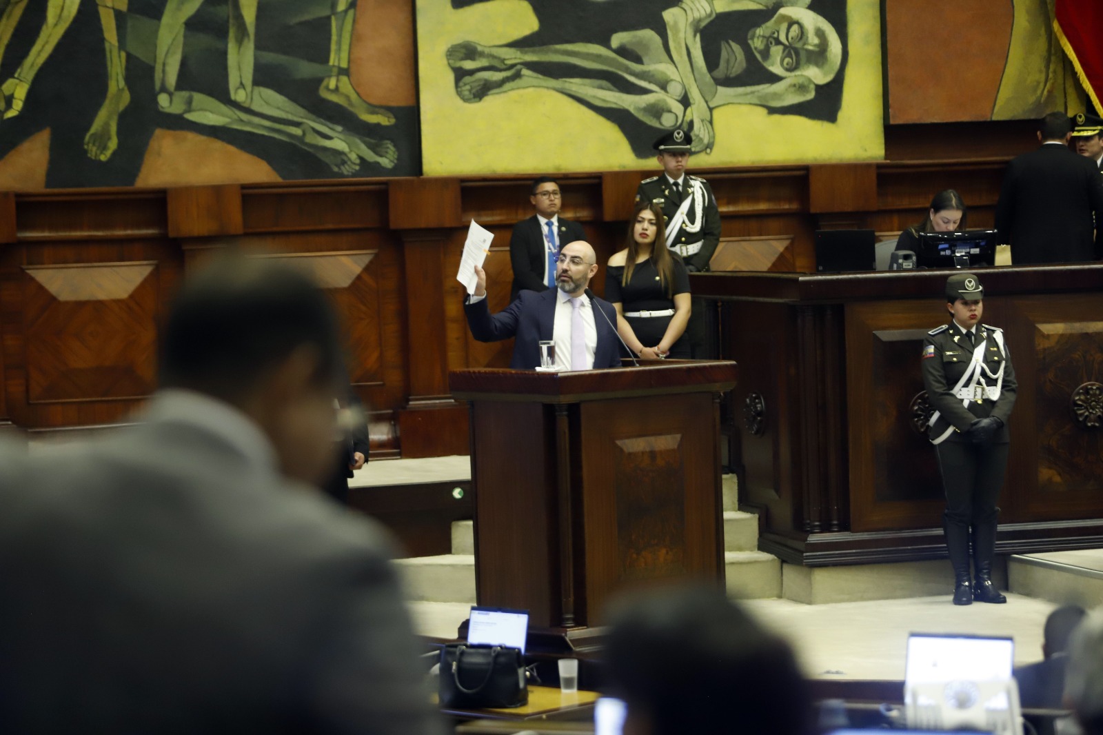 Mario Godoy repartió culpas en el Pleno de la Asamblea, menos las de su ...